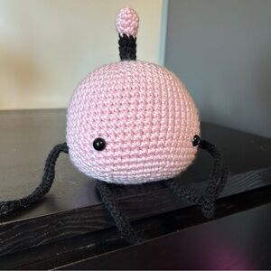 Toys | Pink Homemade Crochet Junimo Stardew Valley Plush | Poshmark